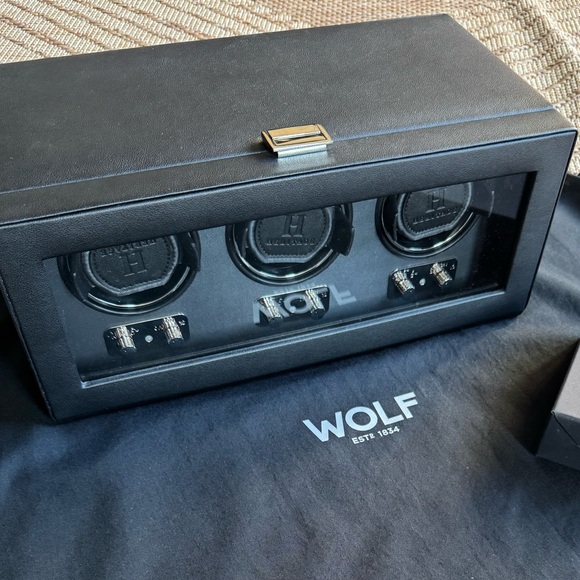 WOLF | Accessories | Wolf Heritage Triple Watch Winder | Poshmark